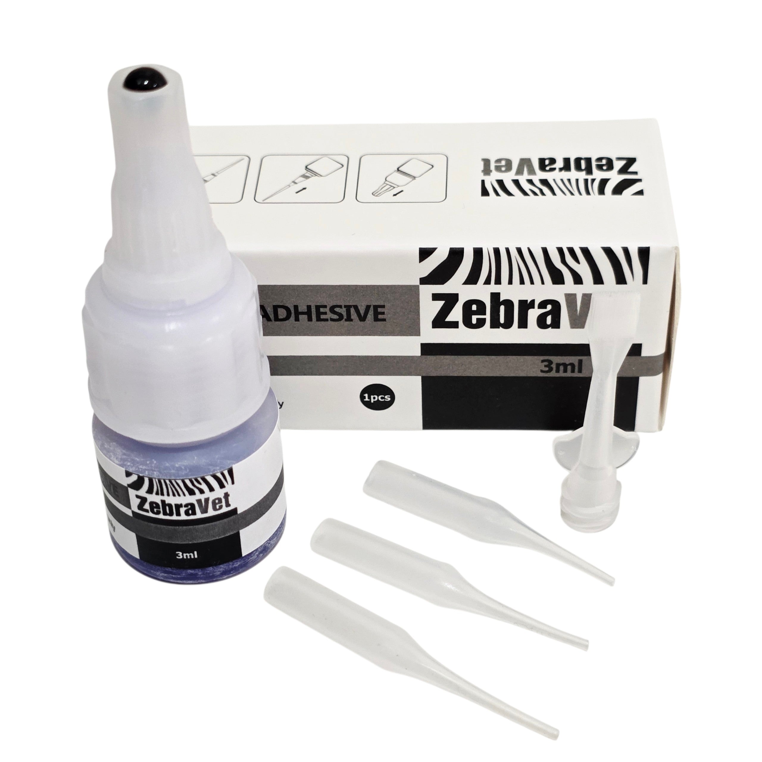 ZebraVet Tissue Adhesive Glue 3mL | Oz Fur Kids